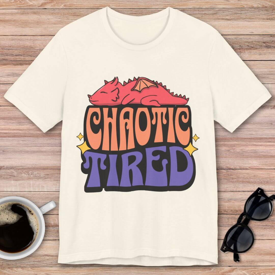 Chaotic Tired Alignment Shirt – Sunburst RPG