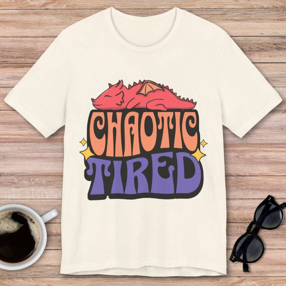 Chaotic Tired Alignment Shirt – Sunburst RPG