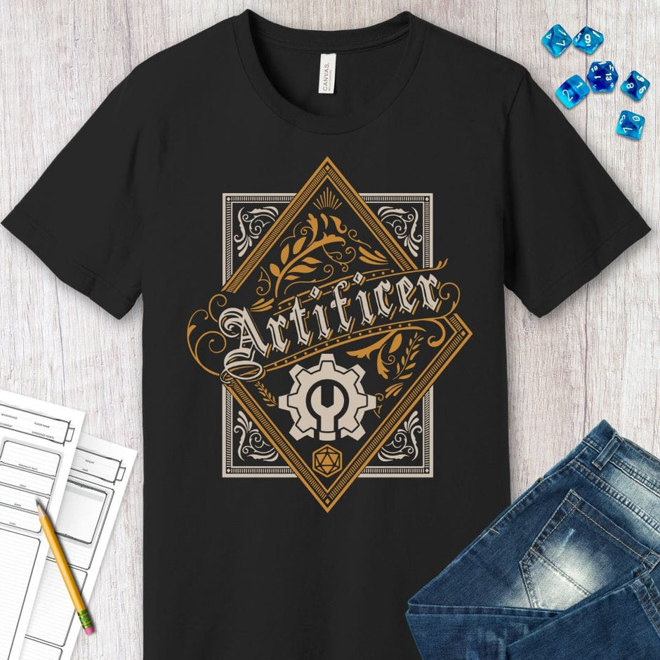 DnD Artificer Shirts – Sunburst RPG