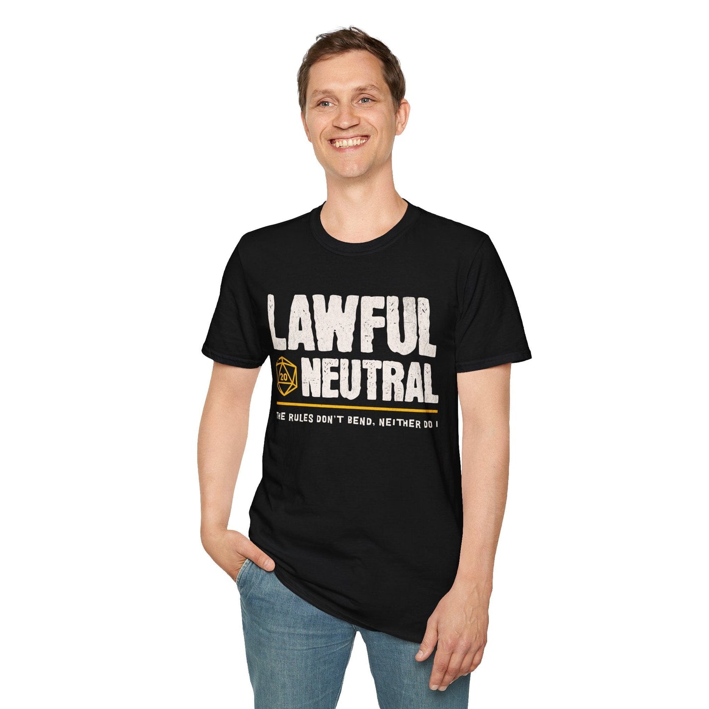 Lawful Neutral Shirt - DnD Alignment T-shirt – Sunburst RPG