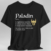 Paladin Class Definition D&D T-Shirt – Sunburst RPG