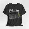 Paladin Class Definition D&D T-Shirt – Sunburst RPG