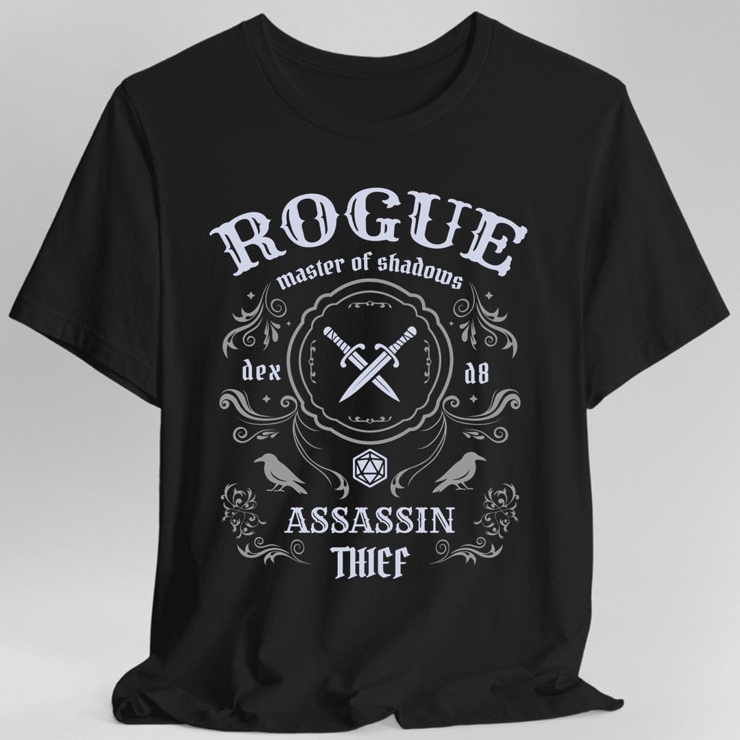 Rogue D&D Class Vintage Label T-Shirt – Sunburst RPG